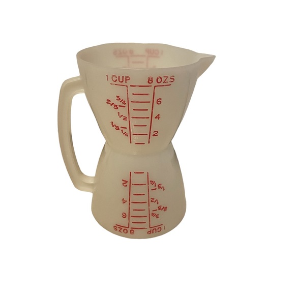 Kitchen | Vintage Tupperware 1 Cup Dry Wet Measuring Cup W Handle ...